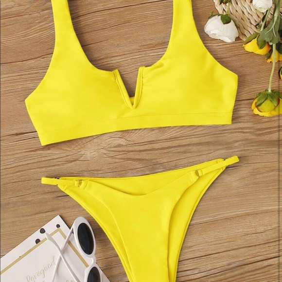 SHEIN | Swim | Yellow Bikini | Poshmark
